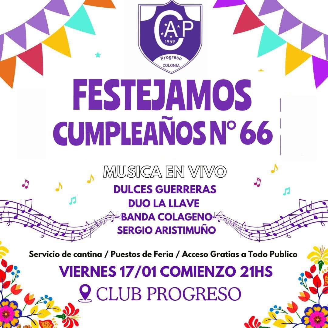 El Club Progreso celebra sus 66 años con un espectáculo frente a su ...
