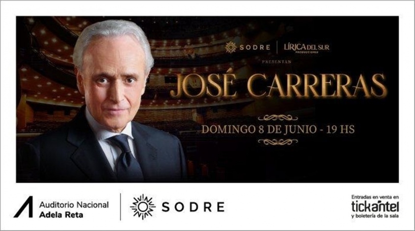 José Carreras se presenta en nuestro país el domingo 8 de junio a las ...